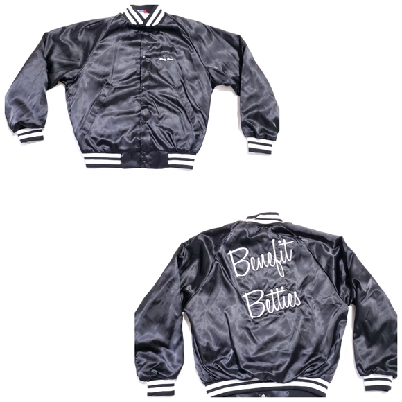 ASW Jackets | Jackets & Coats | Vintage Asw Small Black Versity Jacket ...